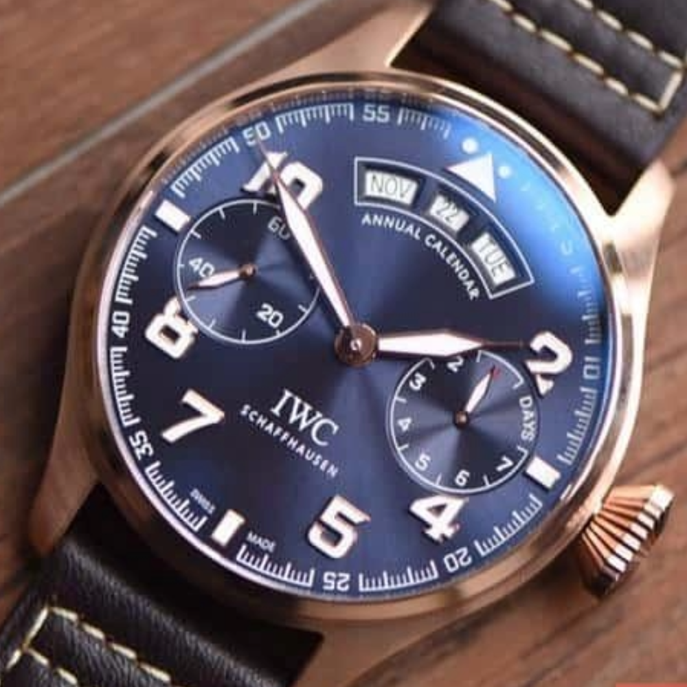 YL공장 IWC 빅 파일럿 애뉴얼 캘린더 어린왕자 에디션 블루 다이얼 레더 스트랩 46mm IW502701 > IWC - 명품 ...